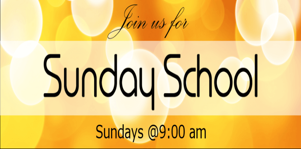 Join Us for Sunday School!